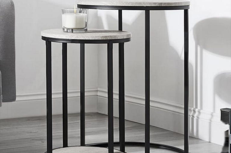 'Elegant' £25 Home Bargains side tables 'similar' to £150 set at Next
