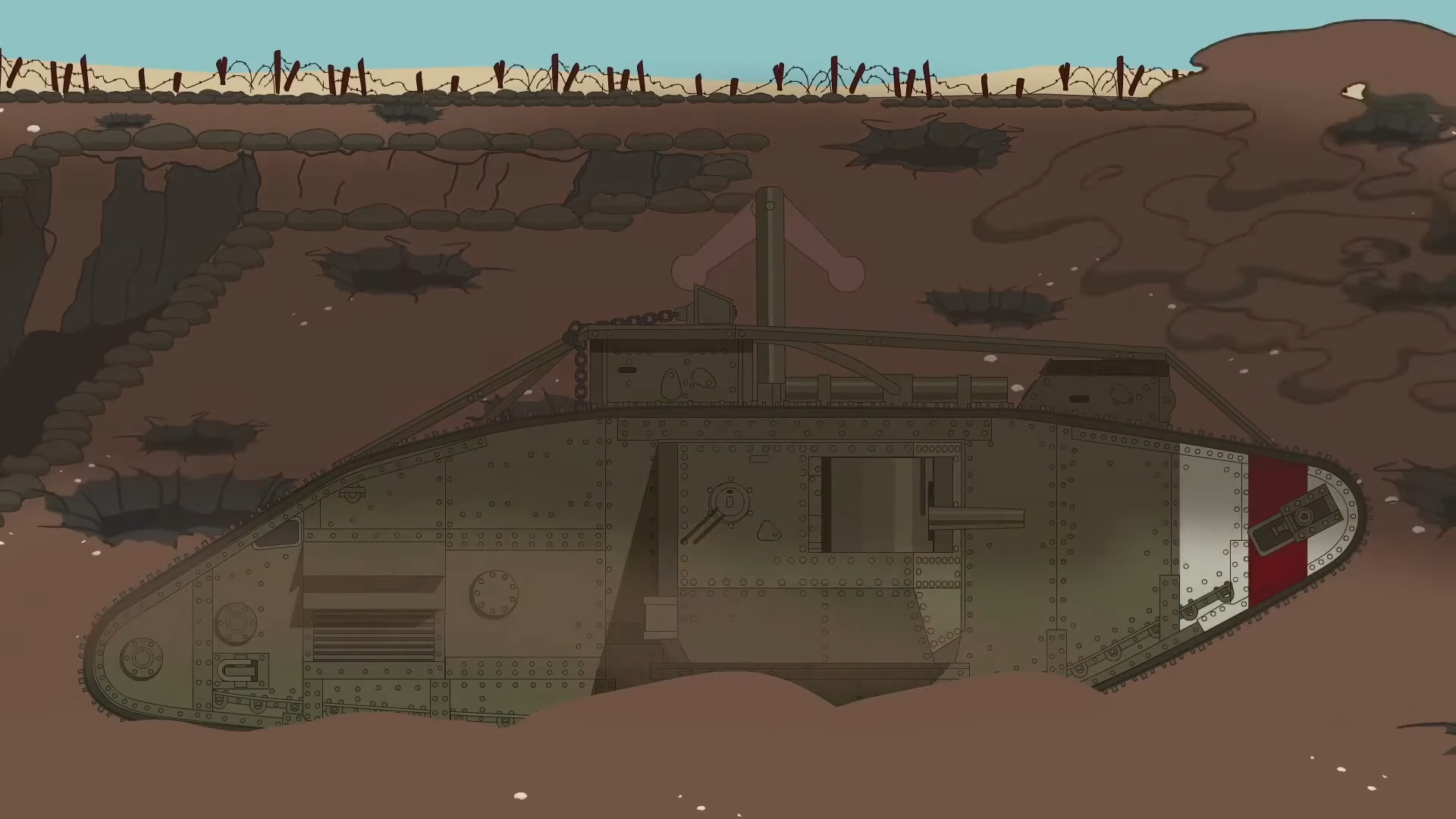 La Vida Dentro de un Tanque Mk.V de la Primera Guerra