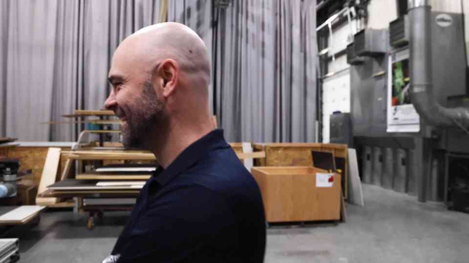 We visit a $1,000,000 woodworking shop!