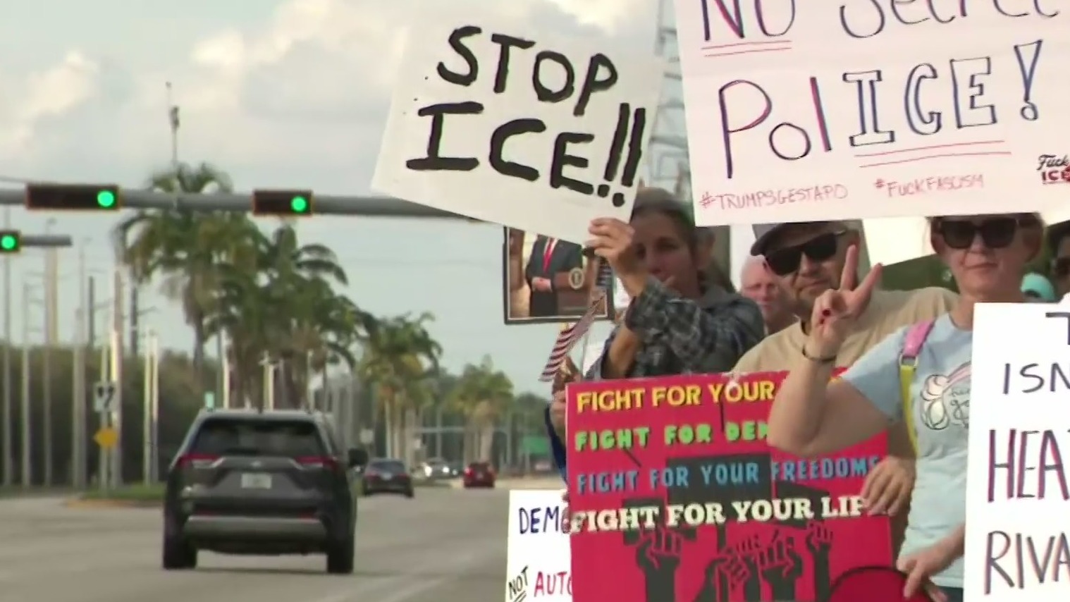 Anti-ICE protest being held in Marathon on Monday