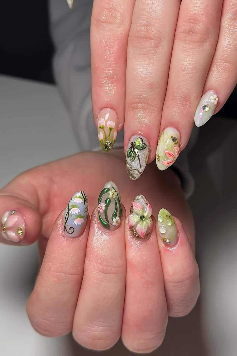 50 floral nail ideas for a subtle pop of detail
