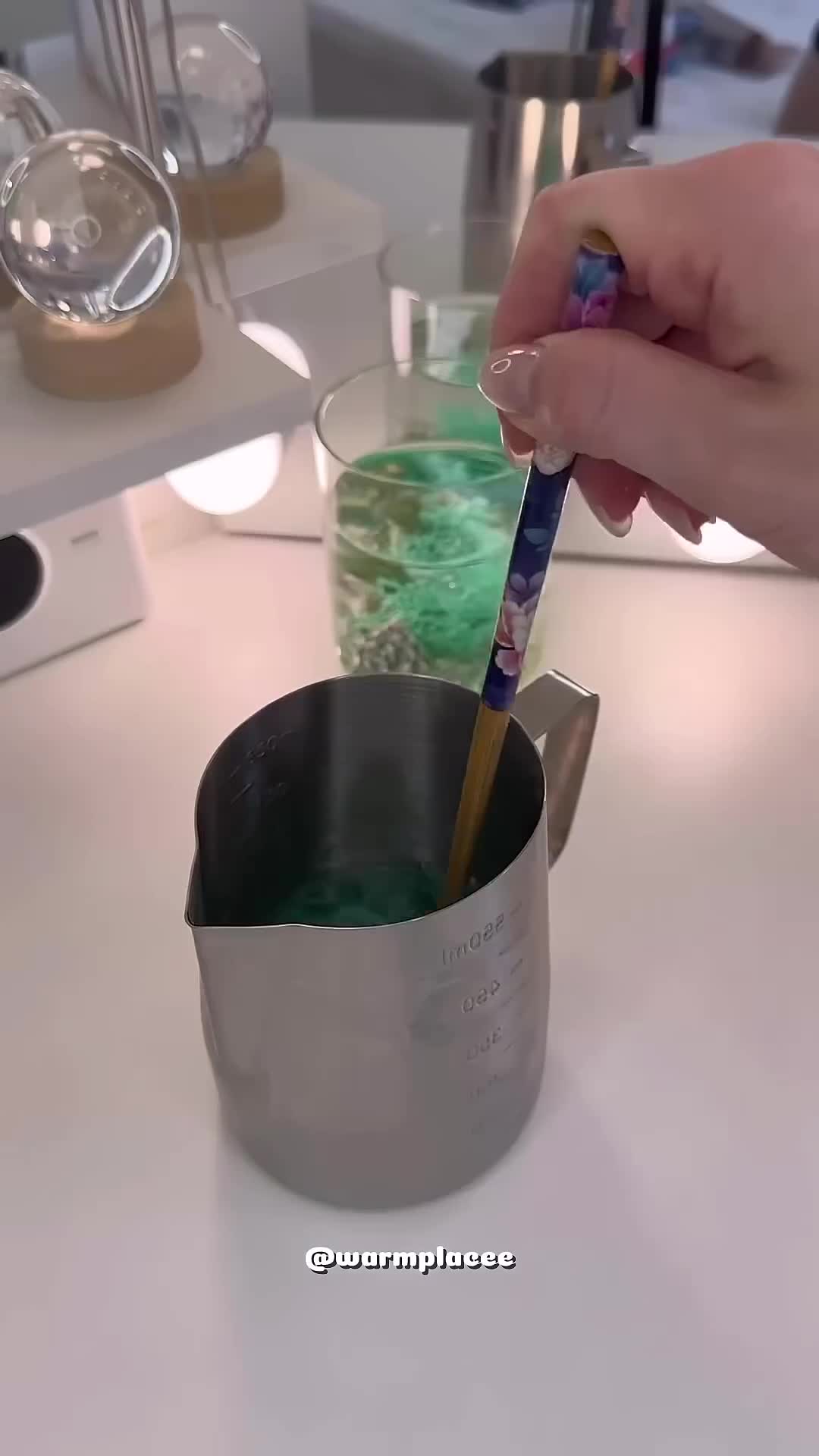 DIY magic water candle 🪸🐚🌊🐢 #diy #candlemaking #shorts