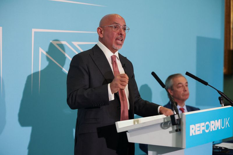 Former UK government minister Zahawi defects to Reform from Conservatives