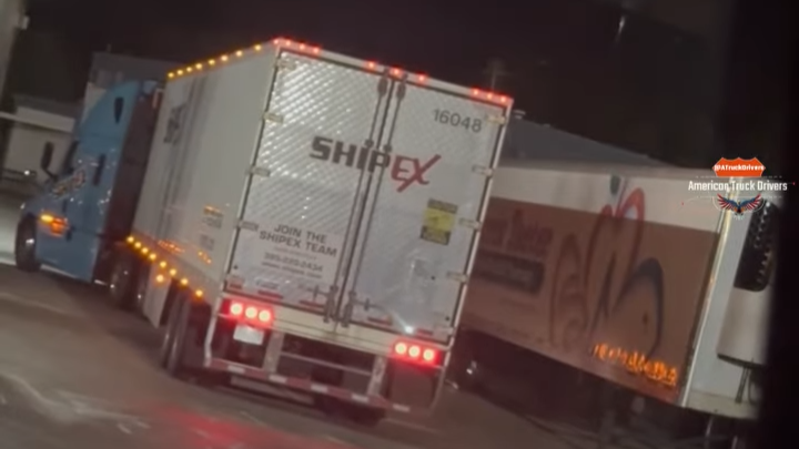 Limited clearance made docking a challenge for a new trucker