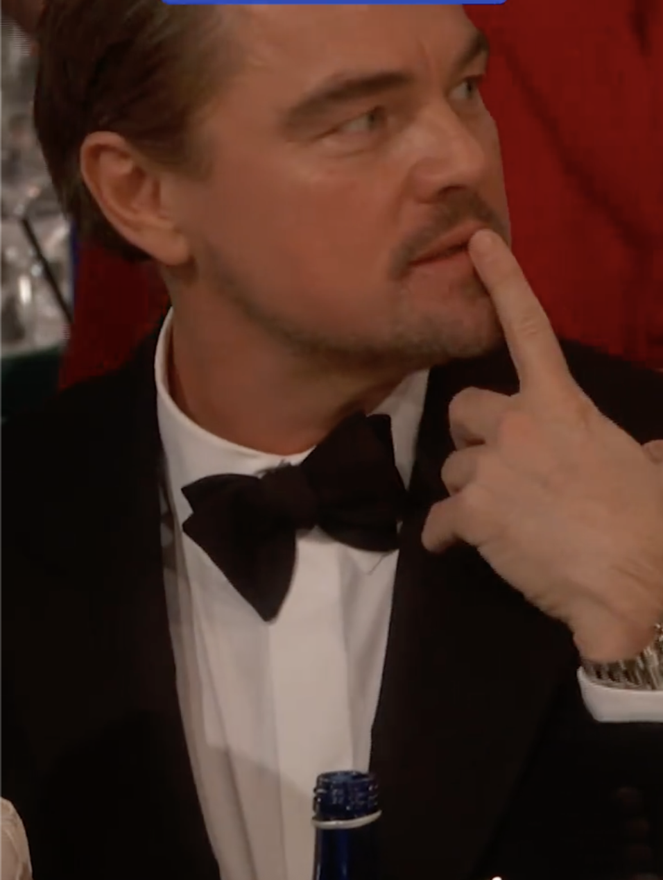 What did Leonardo DiCaprio say in viral Golden Globes clip?