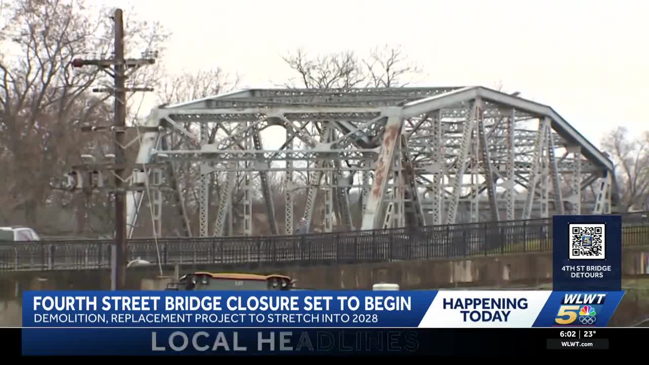 Fourth Street Bridge closures to begin ahead of bridge demolition ...