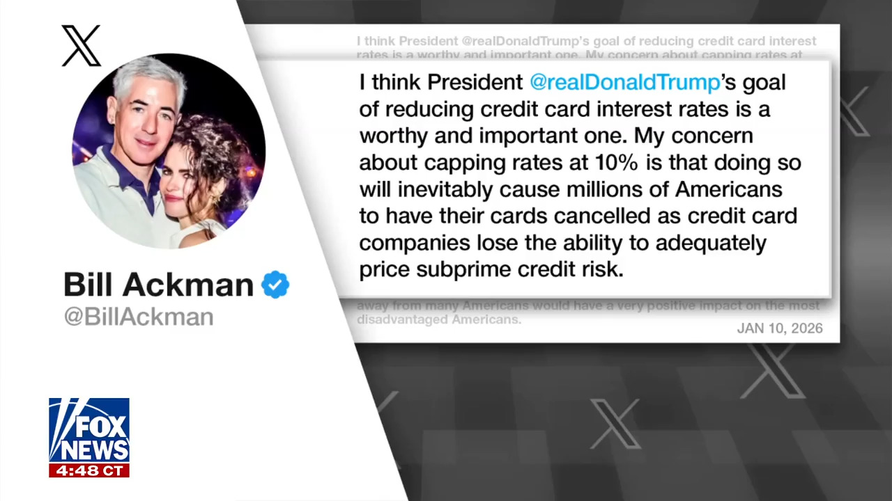 Bill Ackman concerned about Trump's proposal to cap credit card ...