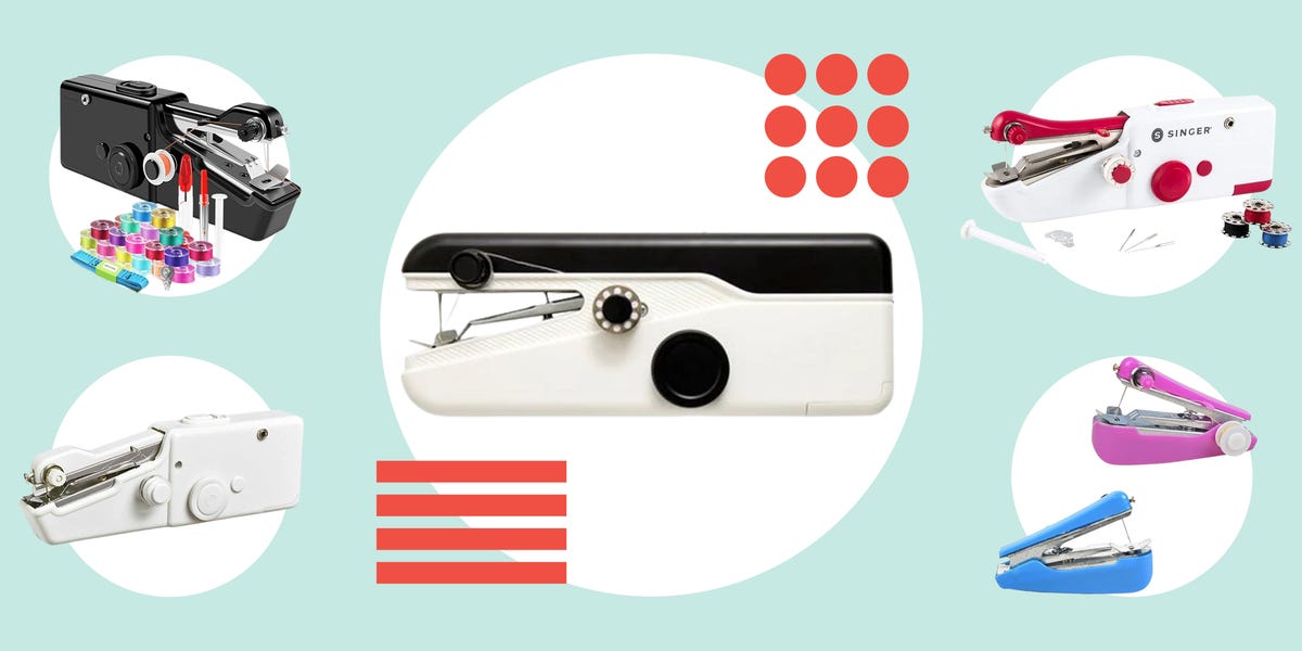 Grab a handheld sewing machine for quick fixes on the go