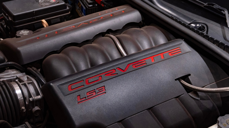 Which Corvette had the LS3 V8?