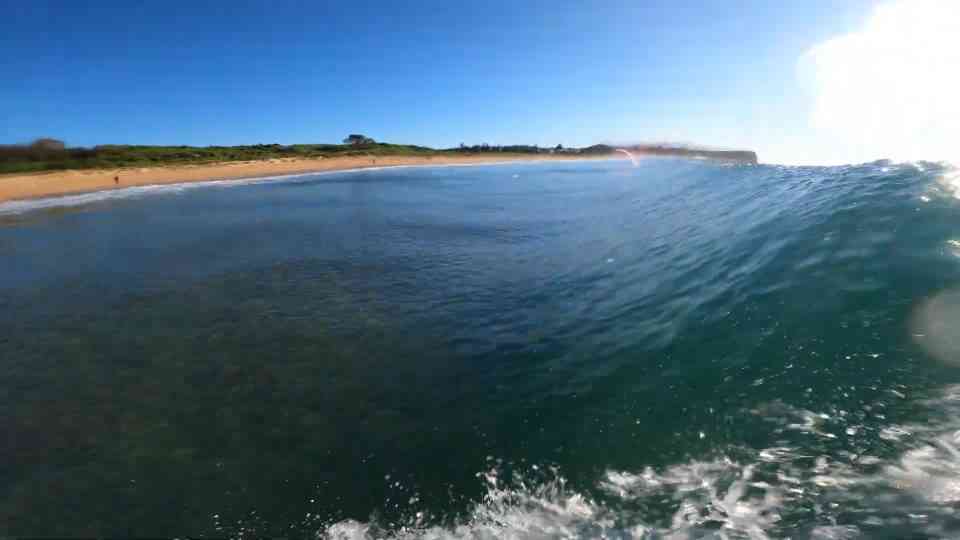 This is where beach breaks turn violent