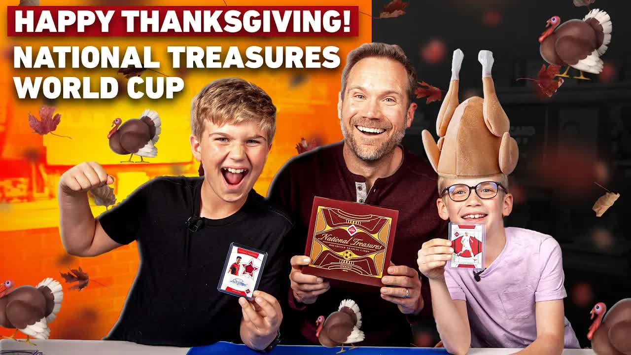 Thankful for sports cards! 🦃 Opening 2022 National Treasures World Cup ...