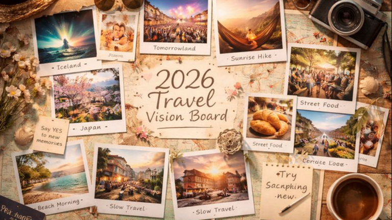 This is what your 2026 travel vision board should look like!