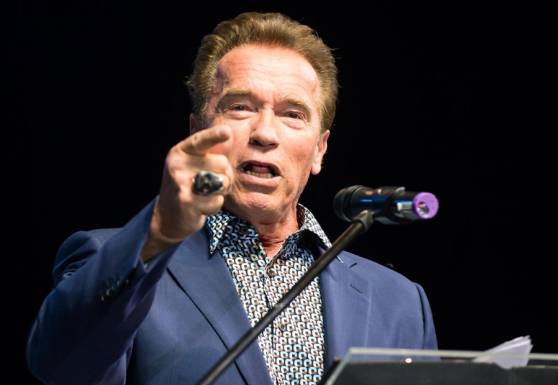 Schwarzenegger surprises Pratt with realistic Santa portrait of the kids