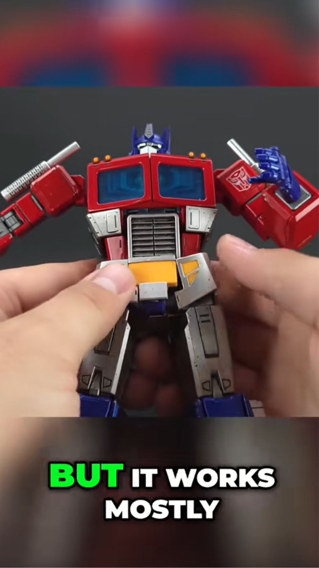 Optimus Prime figure’s epic moves | Crazy articulation