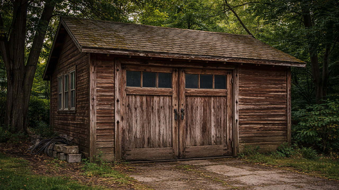 Transforming an abandoned garage into a dream space