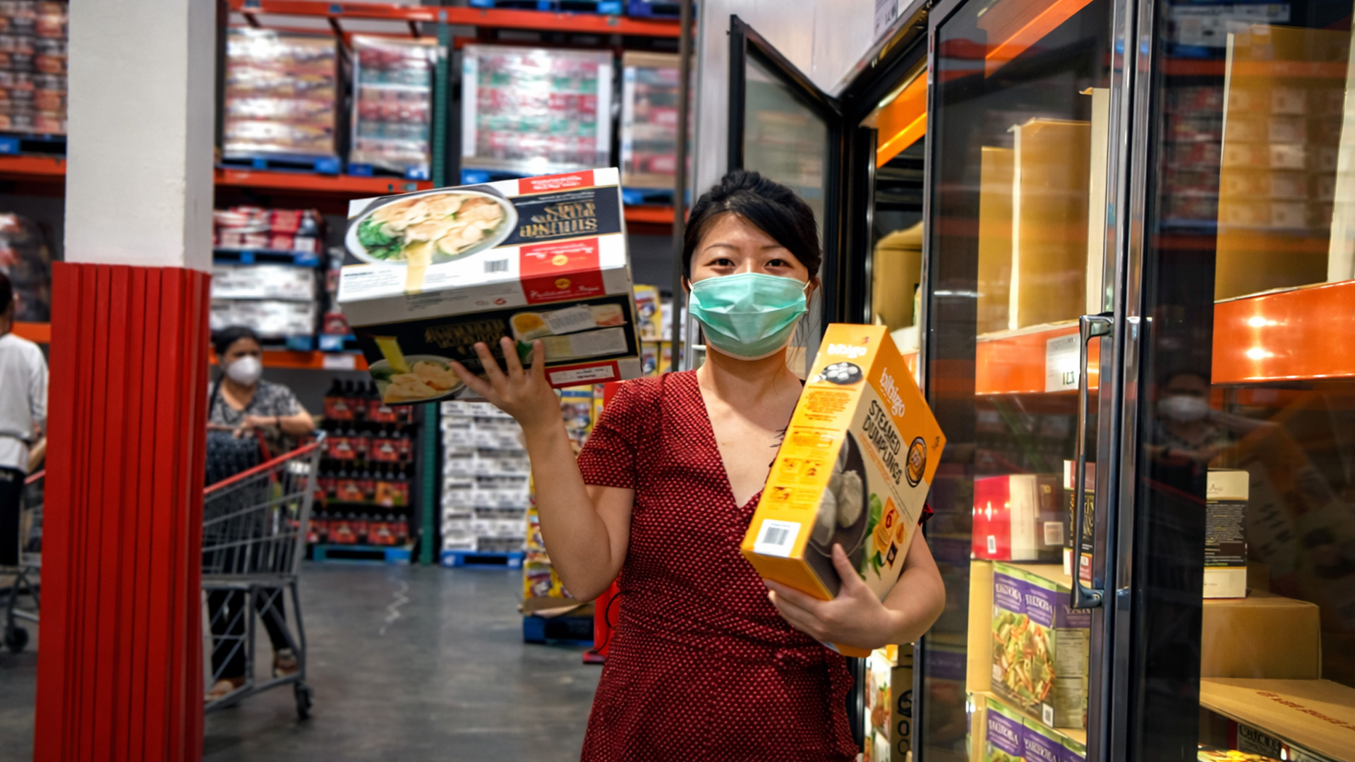 Costco Asian food haul and taste test
