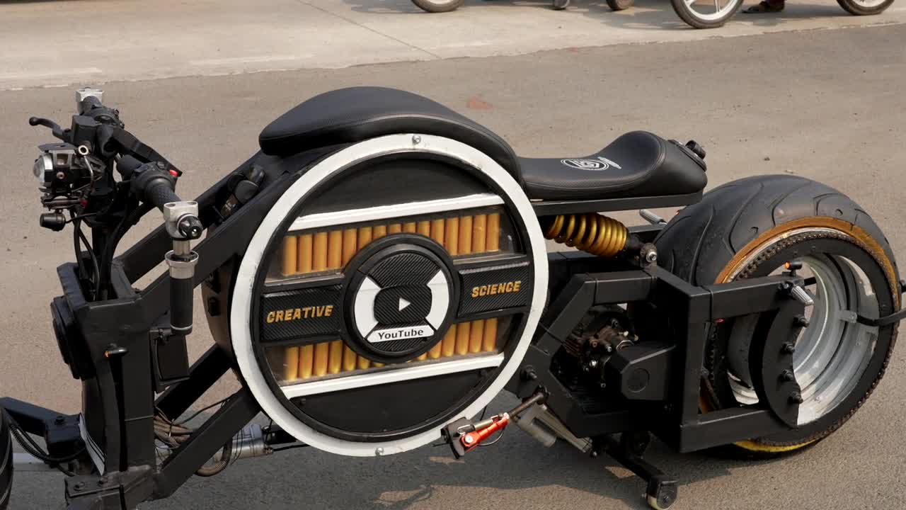 Indian students build AI-powered Batman-style motorbike using scrap metal