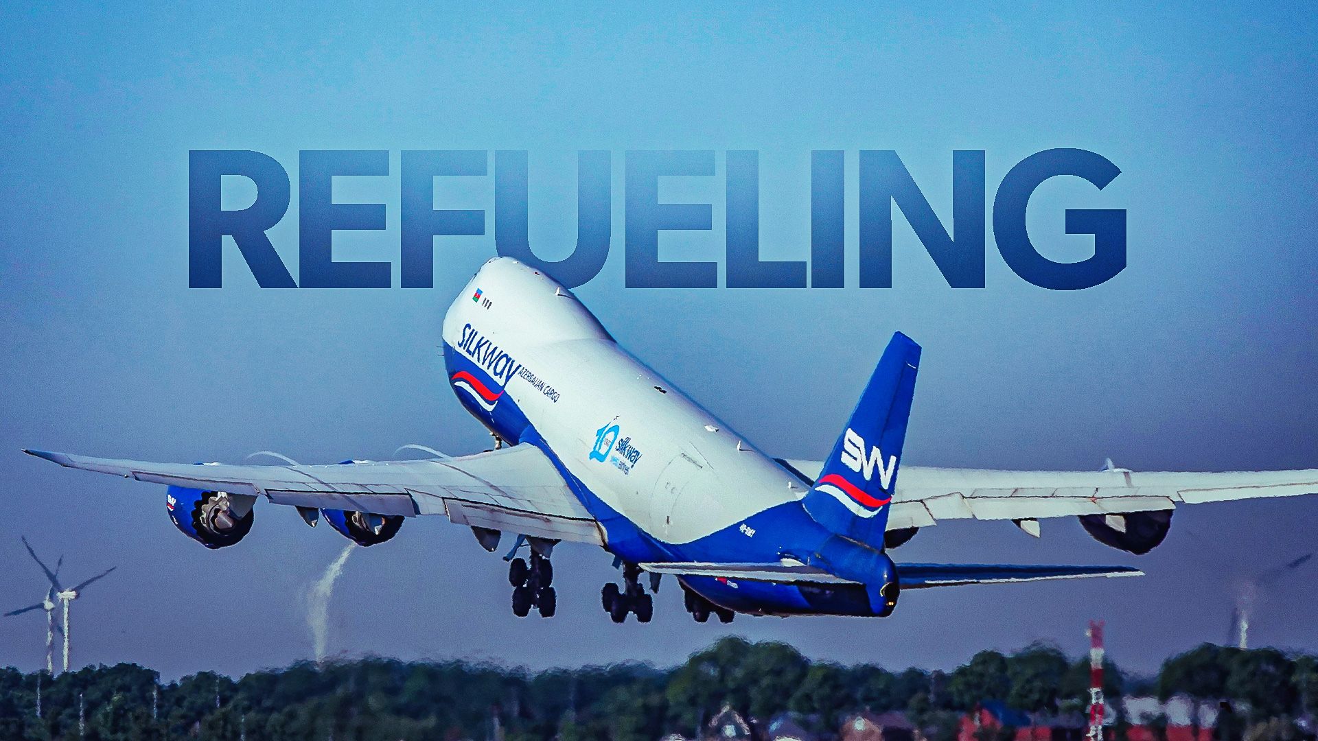 How many hours can a Boeing 747 fly without refueling?