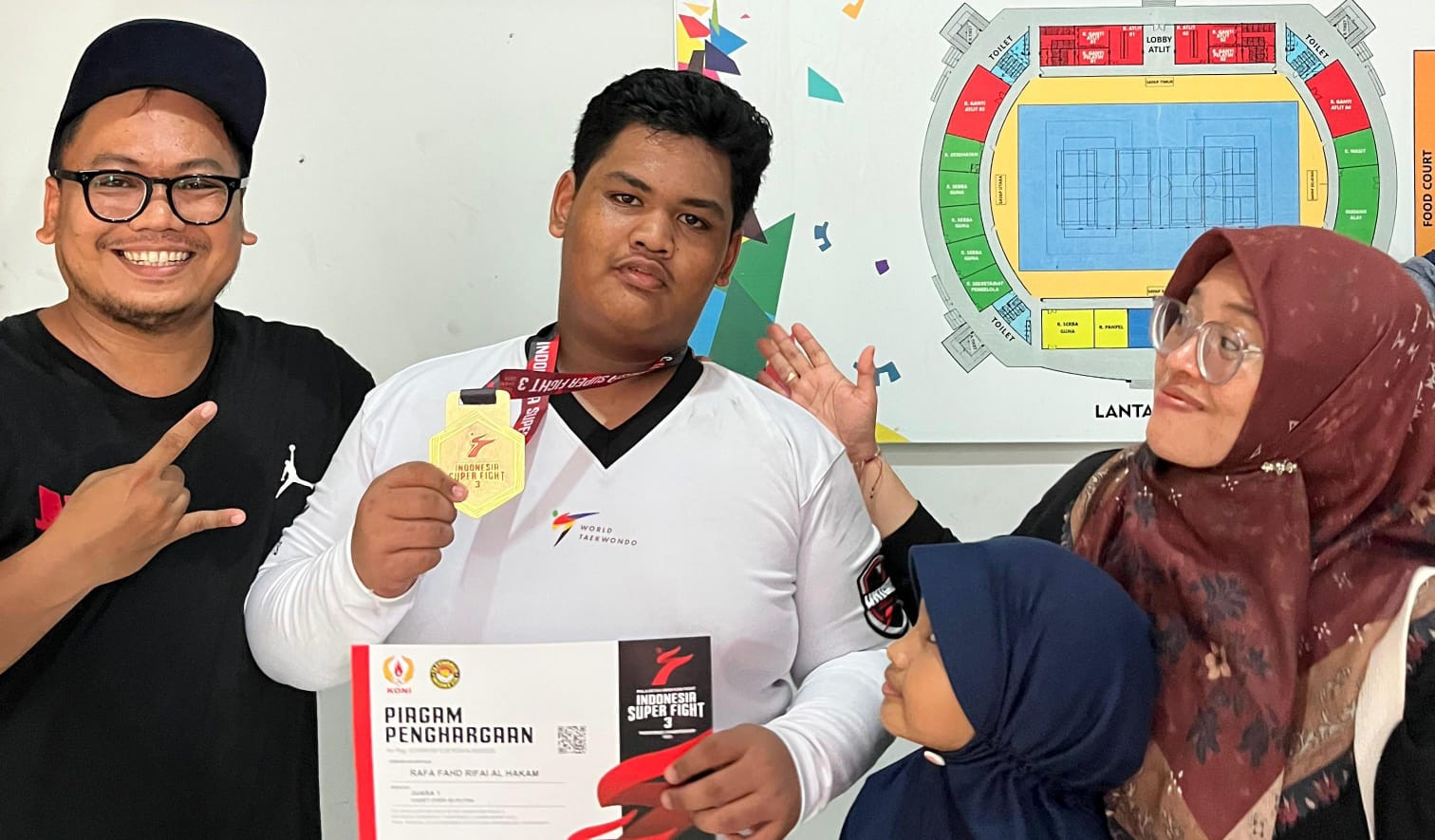 Atlet muda Rafa Fahd Rifai Al Hakam raih medali emas di Kejurnas ...