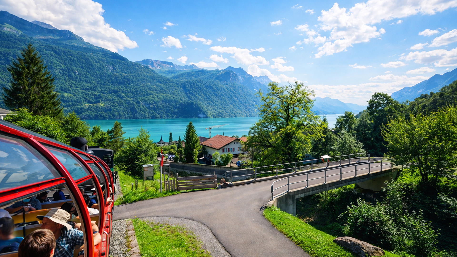 Brienz Rothorn Bahn scenic steam train ride Switzerland (4K)