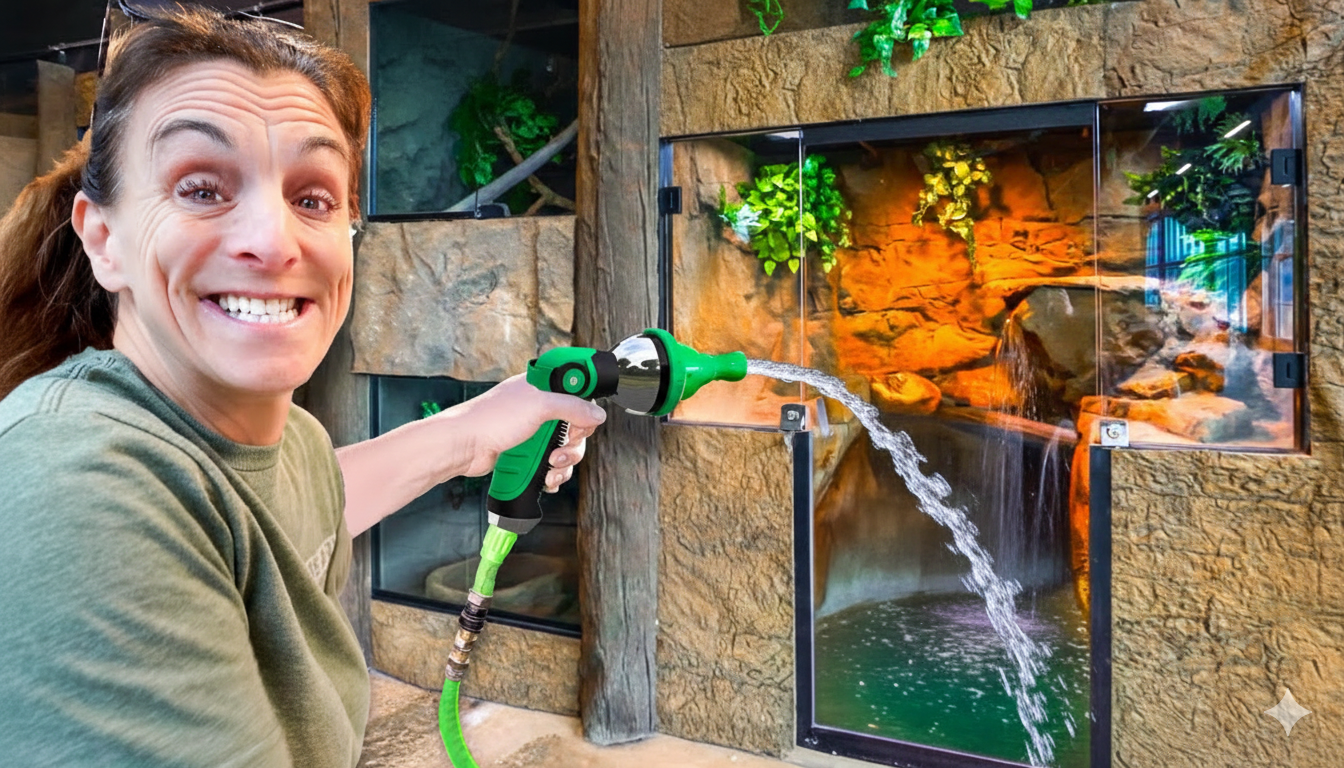 Why the baby gator tank will never be the same again