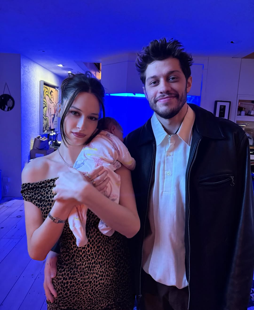 Pete Davidson kisses baby daughter before date night with Elsie Hewitt