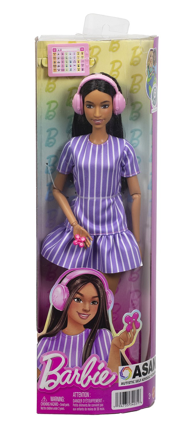 Autistic Barbie doll released, featuring gaze avoiding eye contact and ...