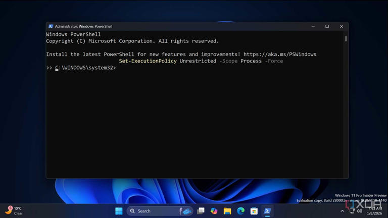 I used a single PowerShell program to debloat Windows 11, and the ...