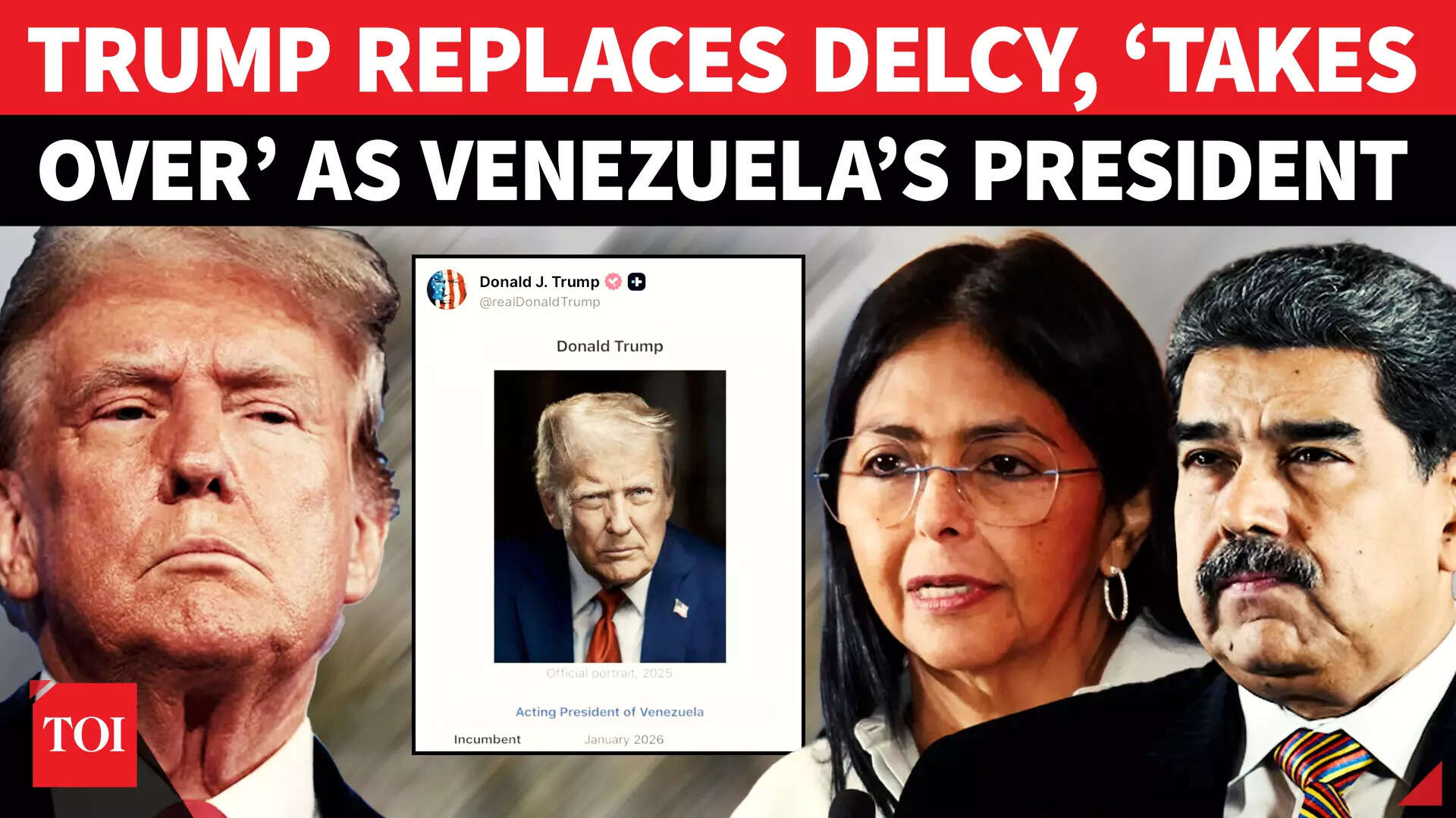 Trump declares himself ‘acting president’ of Venezuela, spills the ...