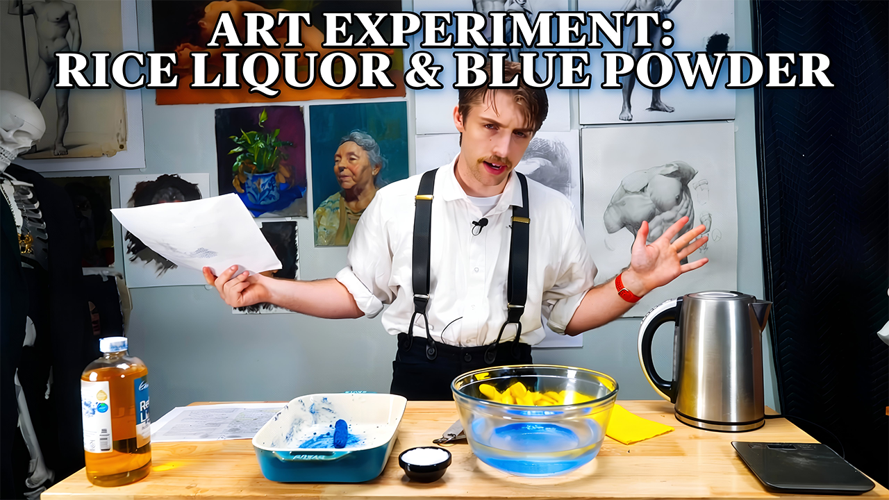 Turning ordinary rocks into the ultra-rare blue paint scientists love