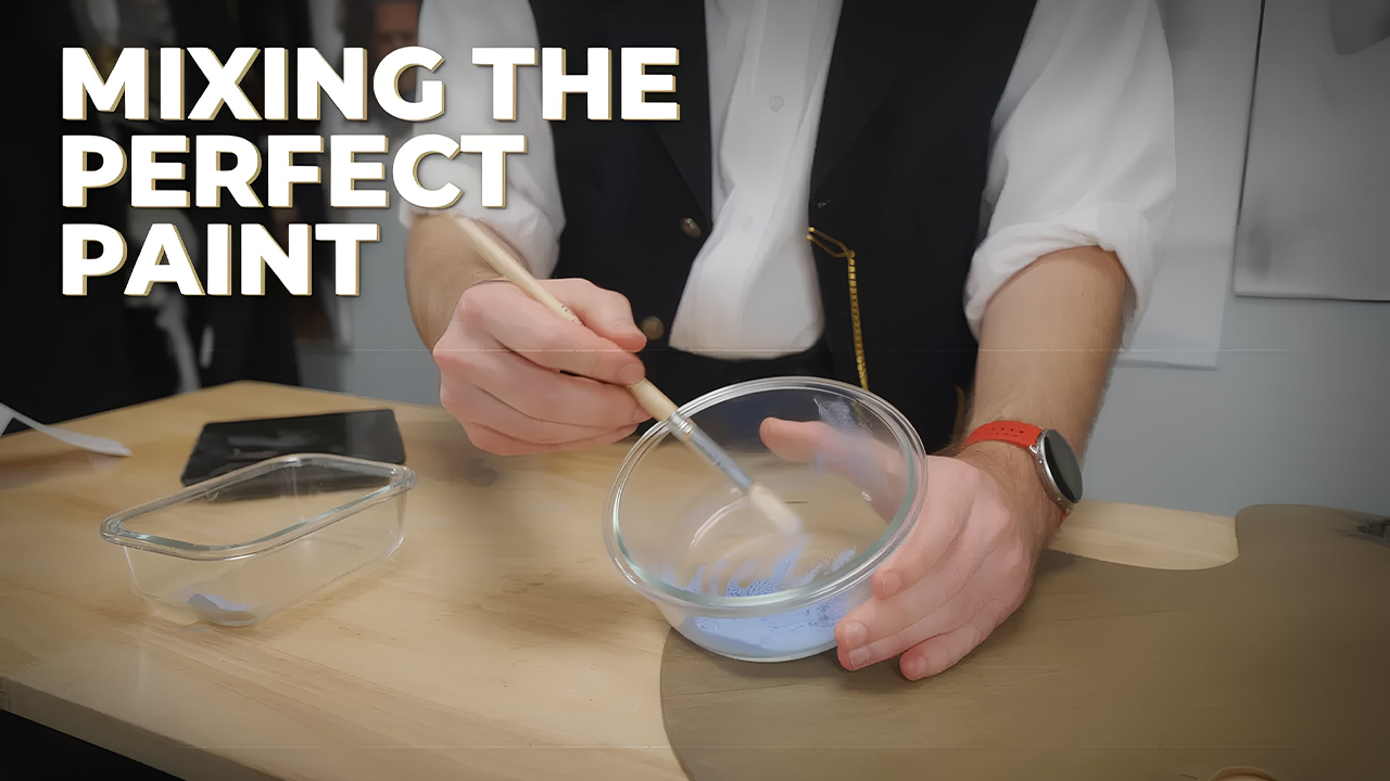 How I attempted to craft the most elusive blue paint directly from rocks