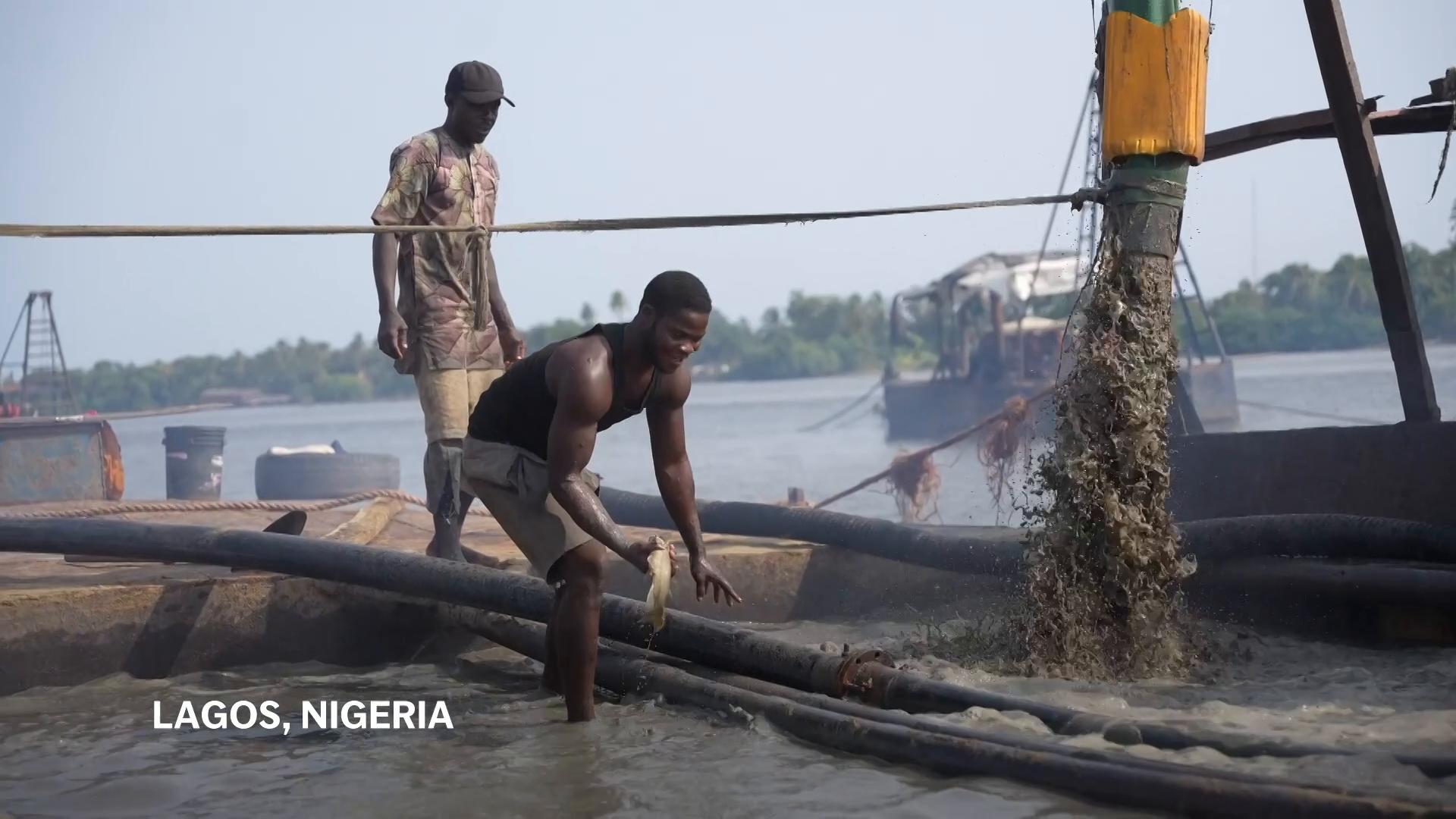 Dredging reshapes Lagos, putting people and environment at risk