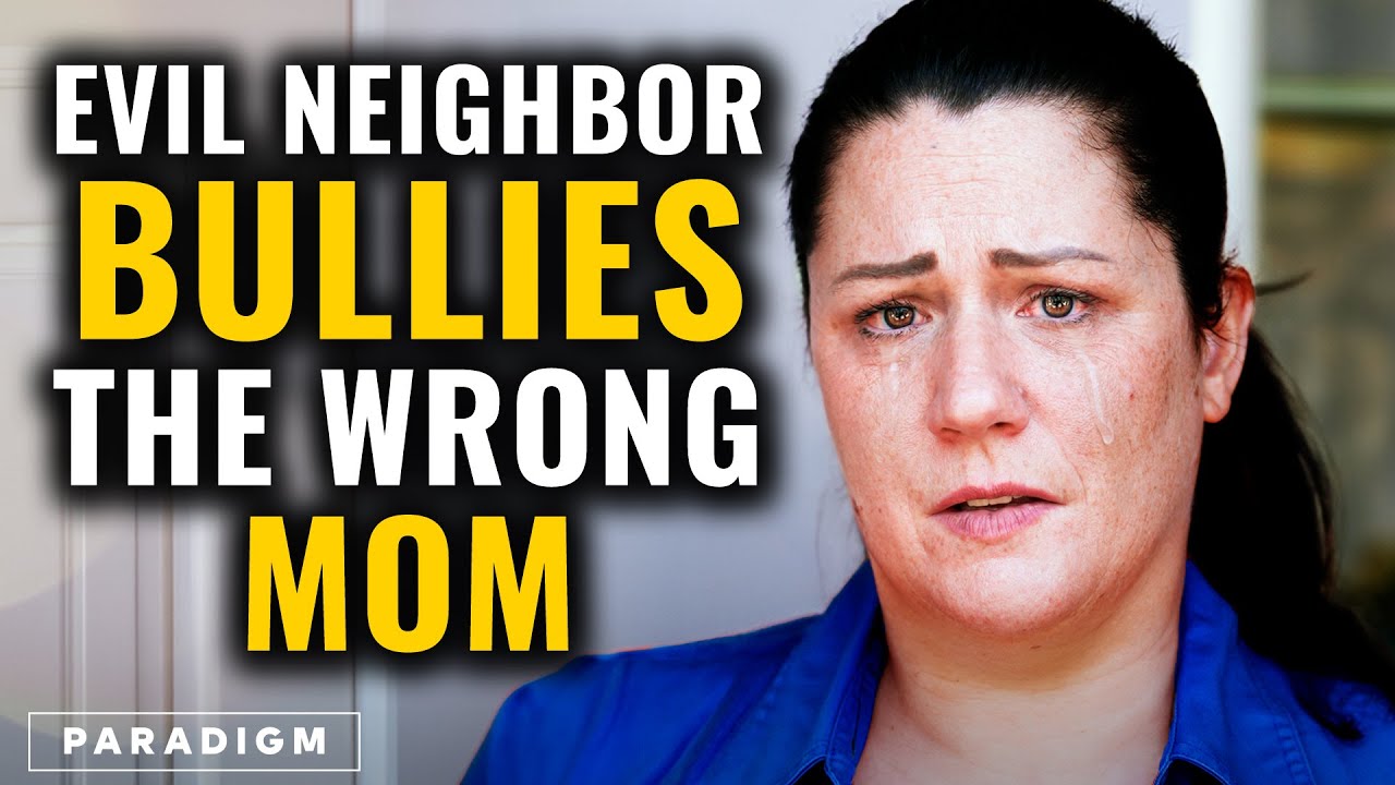 Evil neighbor caught bullying the wrong mom