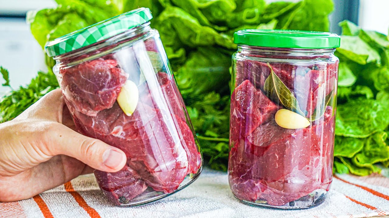 Rindfleisch im Glas kochen! Ich bin überwältigt von diesem ...