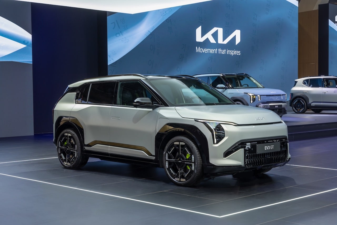 Kia: tre nuove GT a Bruxelles per la EV3, EV4 ed EV5
