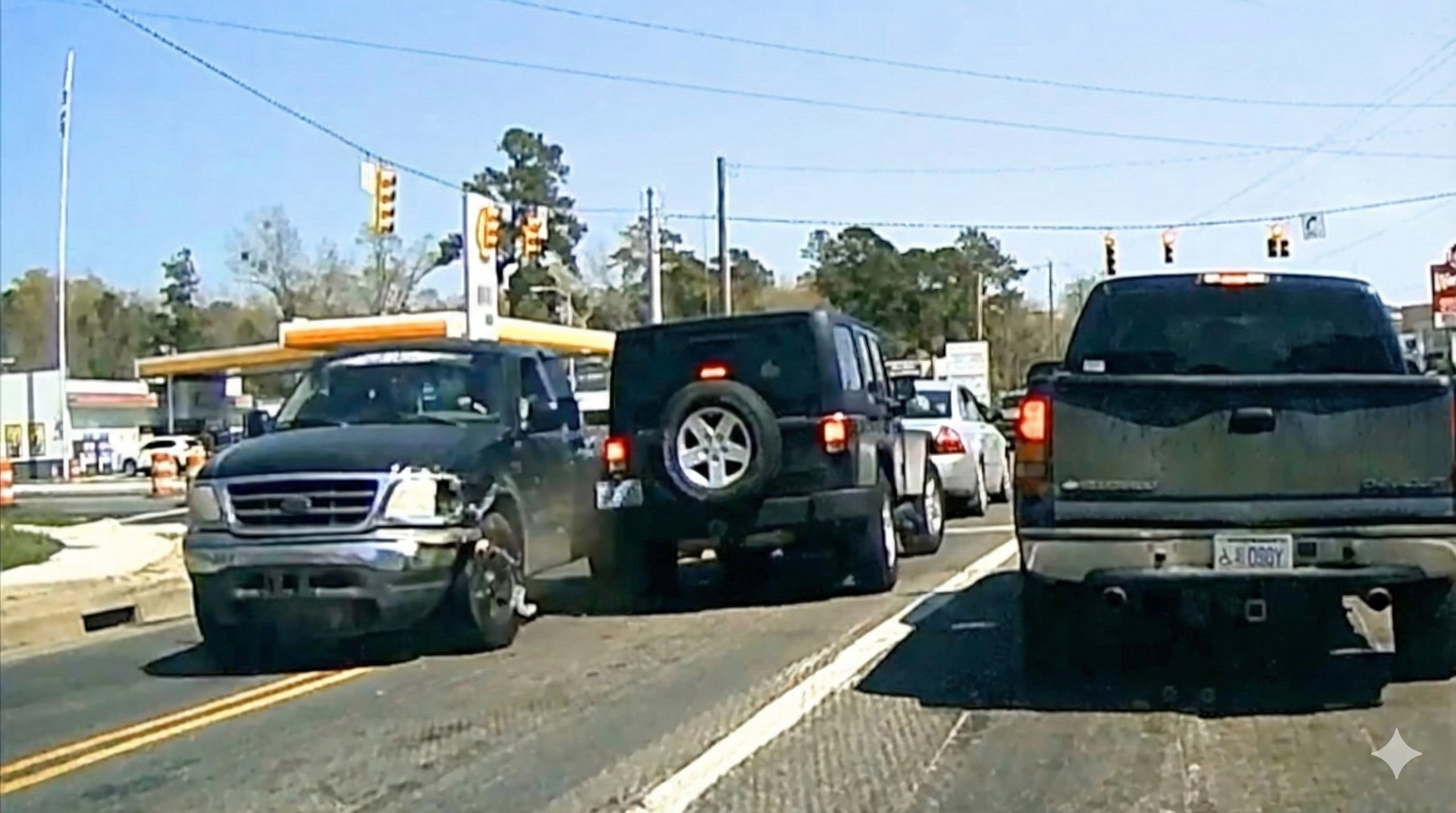 Hit-and-run caught on camera after violent intersection crash