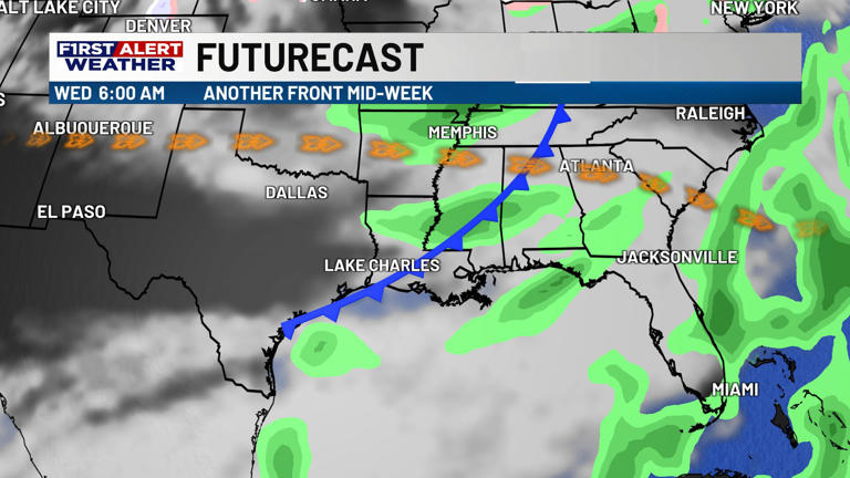 First alert forecast: Colder start to the week before slow warming mid ...