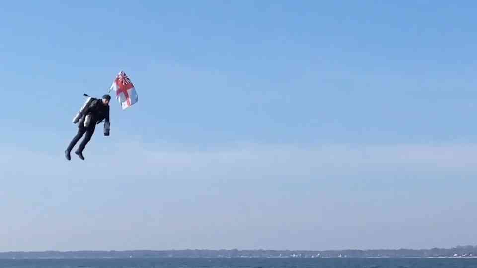 Why the military is testing gravity jet suits at sea