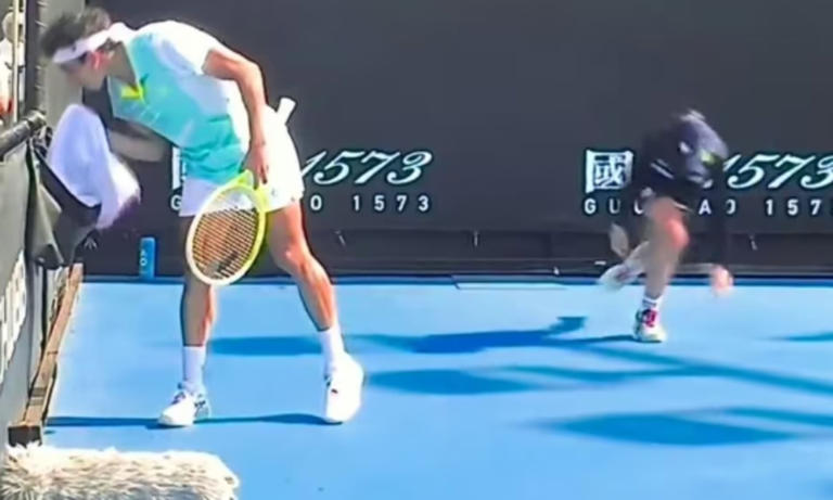 Worrying scenes as ball kid collapses during Australian Open qualifying ...