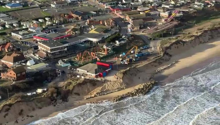 Britain’s ‘most eroded coastline’ 27 years ago – before homes lost to ...