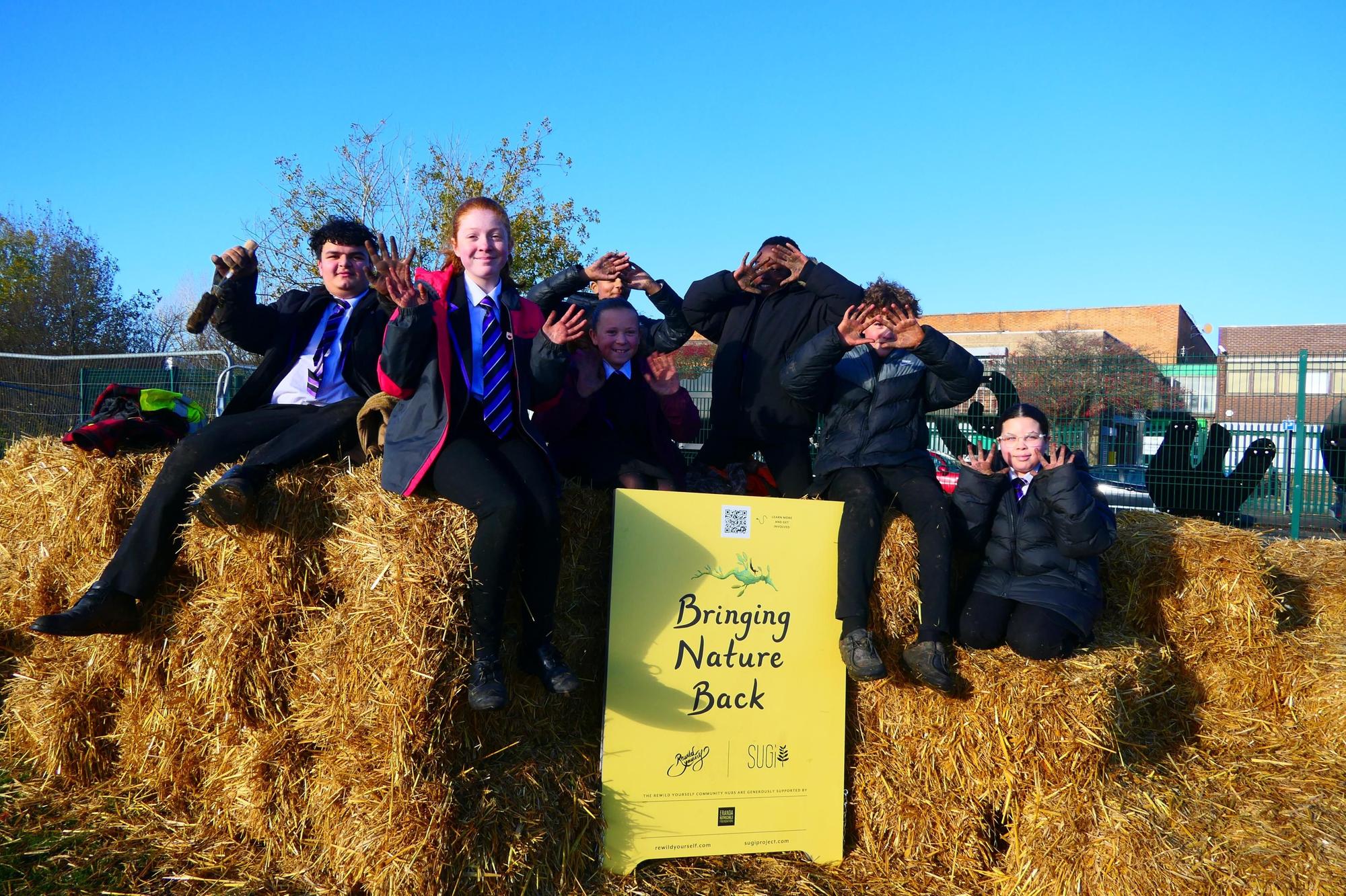 First of its kind city forest planted at Nottingham school