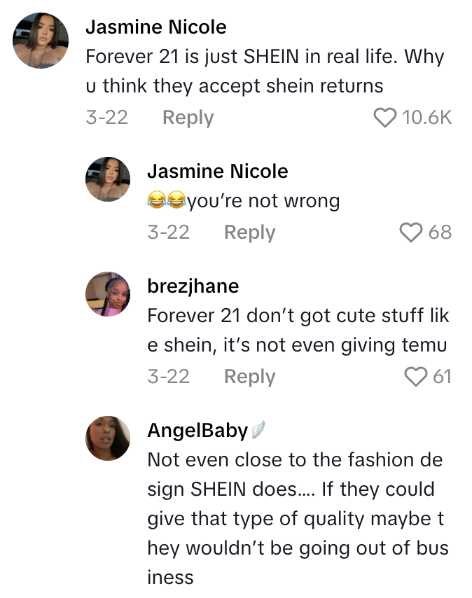 ‘Still stuck in 2010’ – a shopper thinks Forever 21 went out of ...