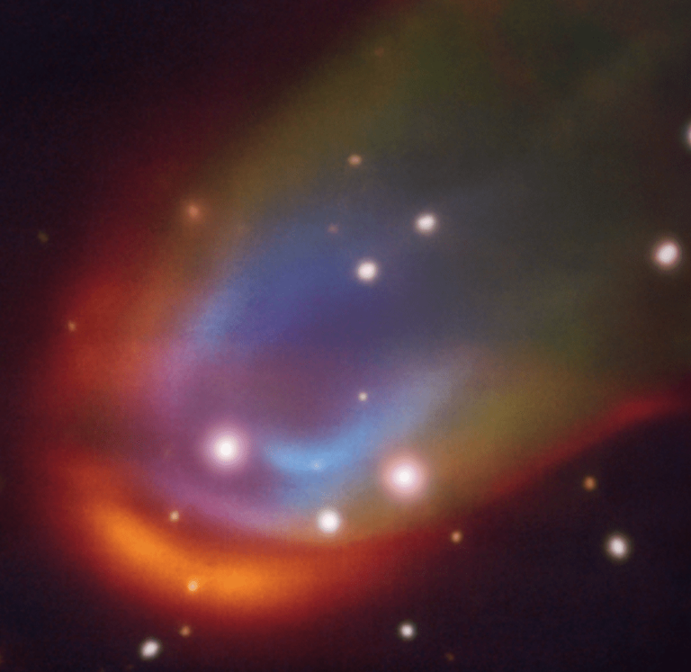 Mysterious shockwave discovered around dead star for first time in history