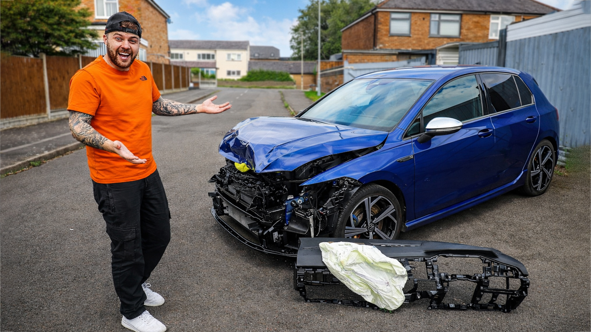 Restoring a damaged Golf R after an accident