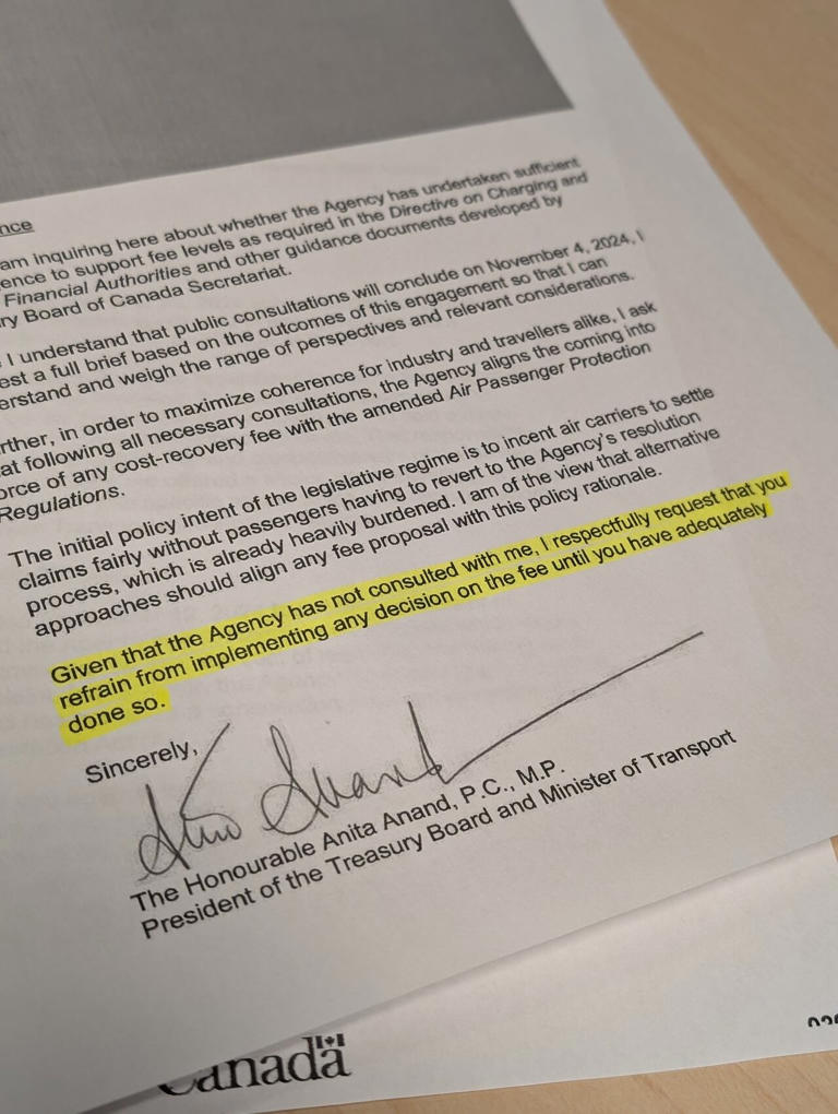 Government documents suggest Ottawa stalled airline fee meant to fund ...