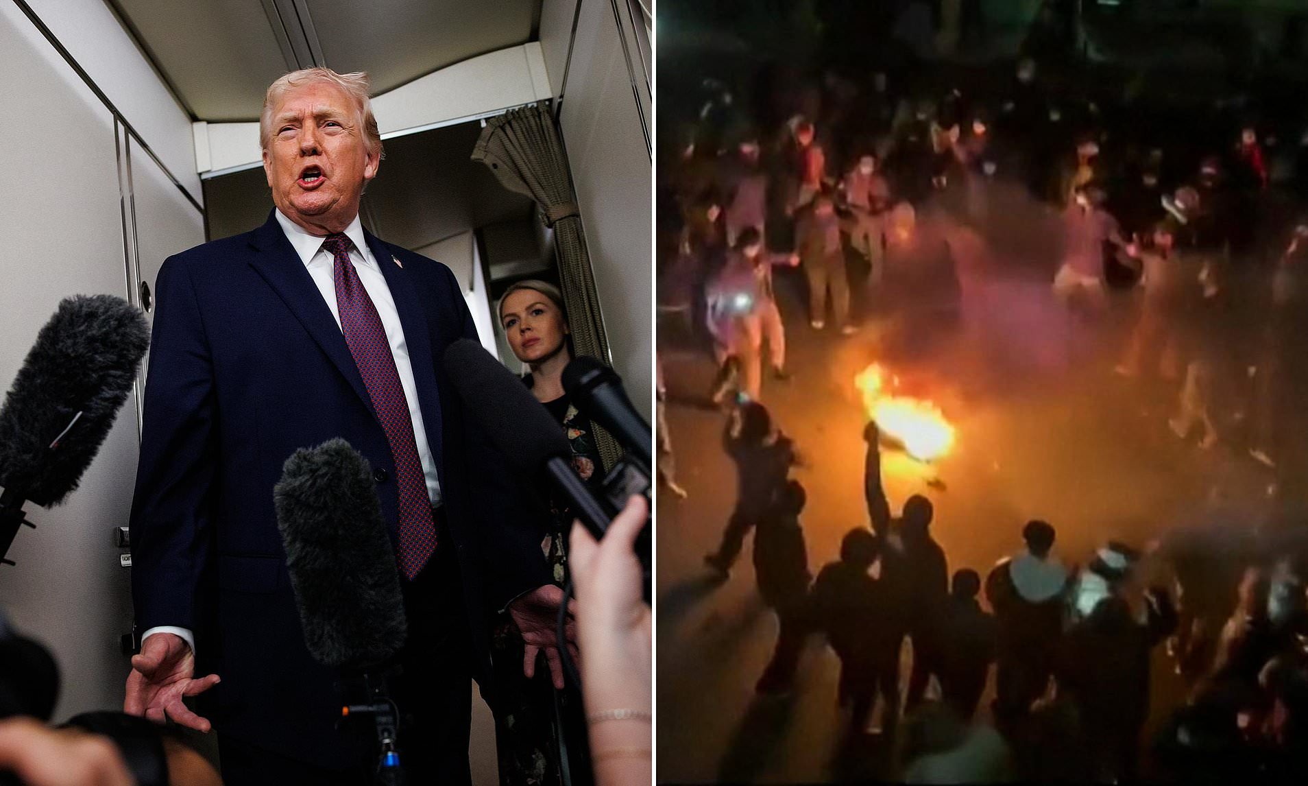 Iran warns 'we are ready for war' as regime 'kills 500 protesters'