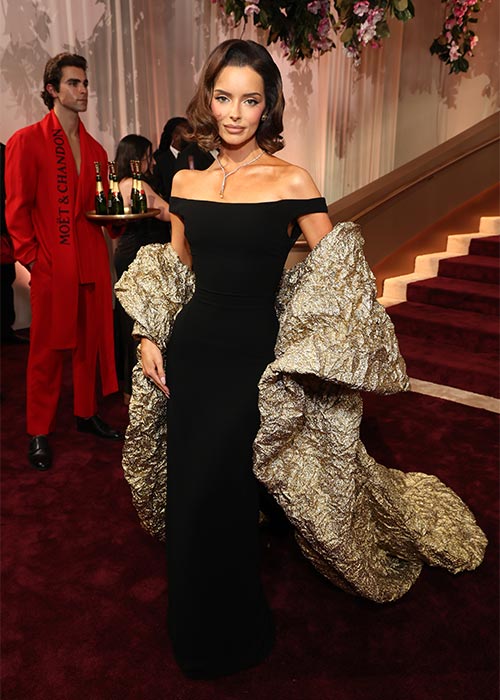 How much Maura Higgins' Golden Globes dress cost as she storms red ...