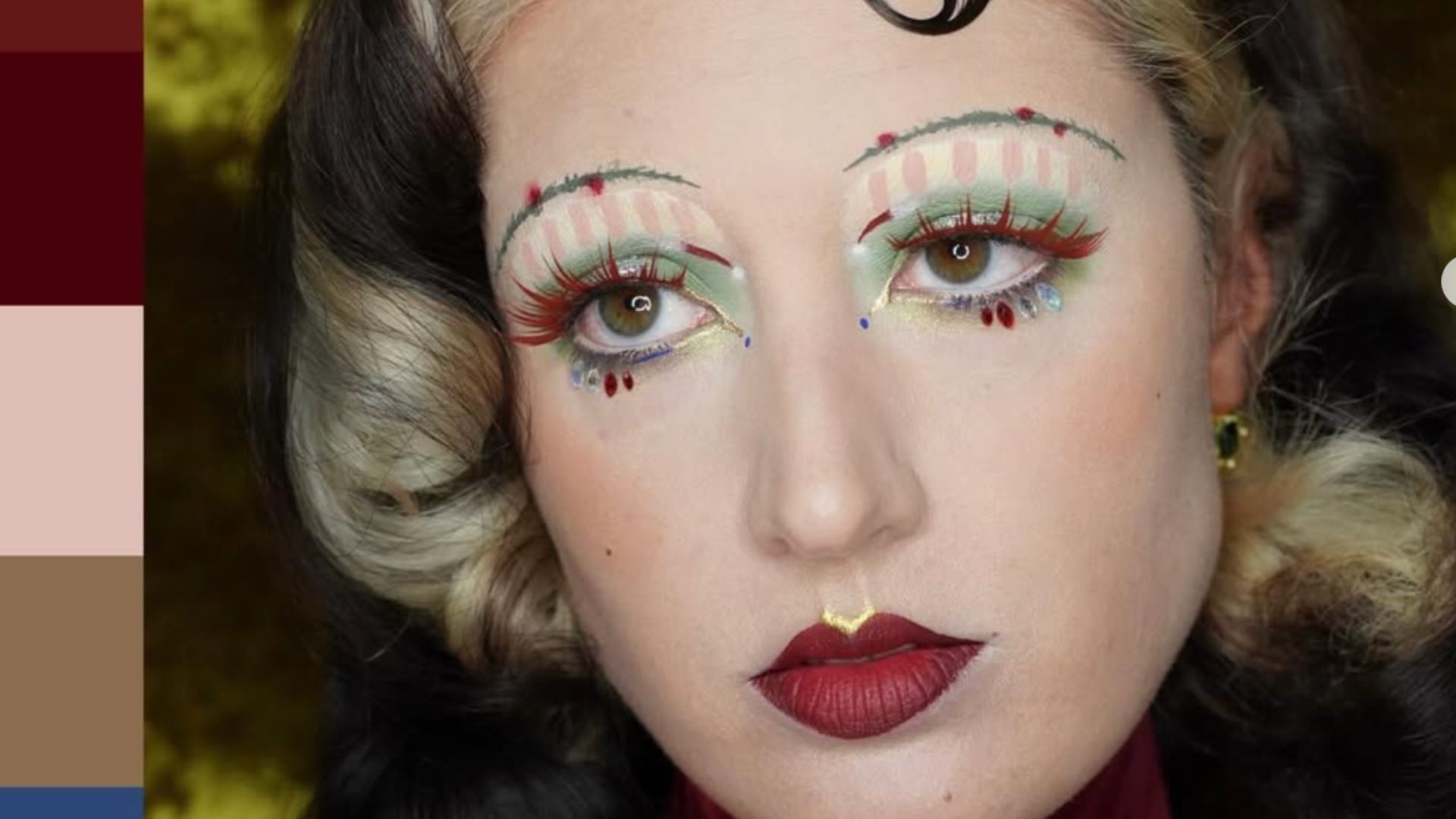 She draws inspiration from films to create makeup looks and fascinates ...