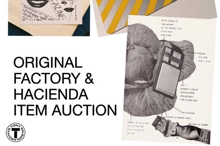 Rare items from the Haçienda and Factory including poster for early Joy ...