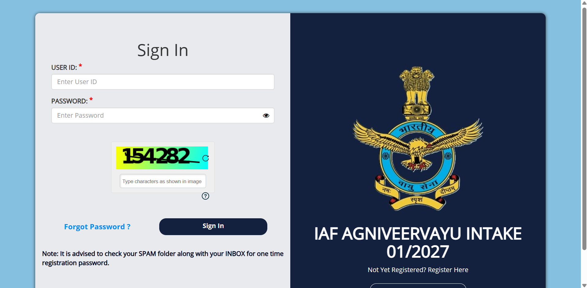 IAF Agniveervayu intake 01/2027 registration begins: Check direct link ...